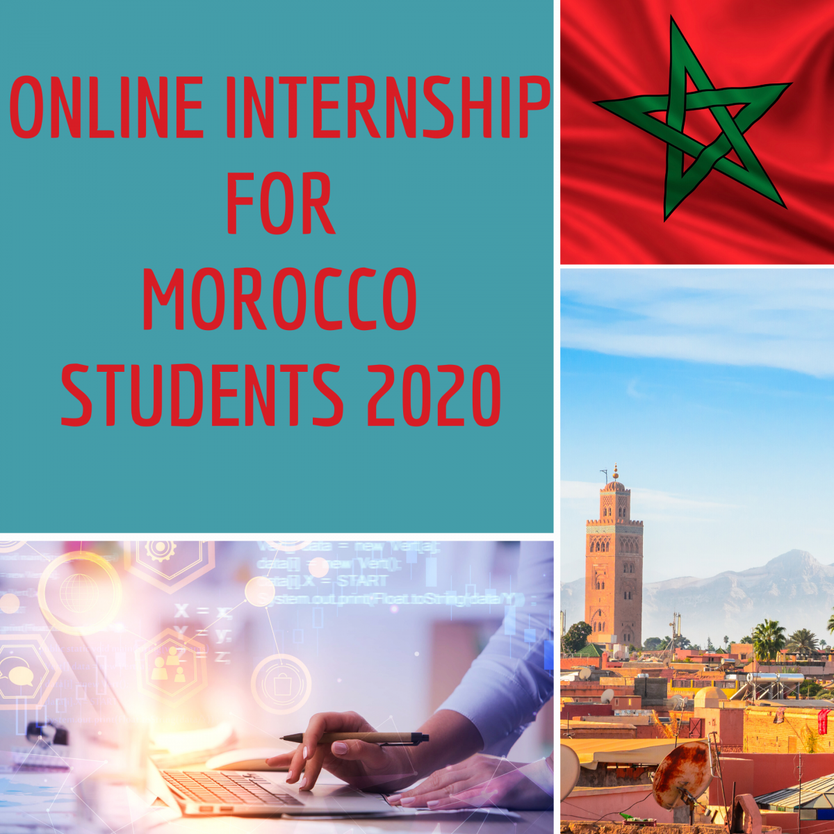 Virtual online internship for Moroccan students - 2020
